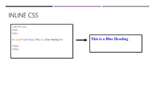 Styling of css | PPTX