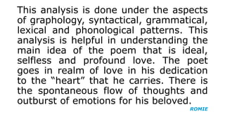 Stylistic analysis | PPTX