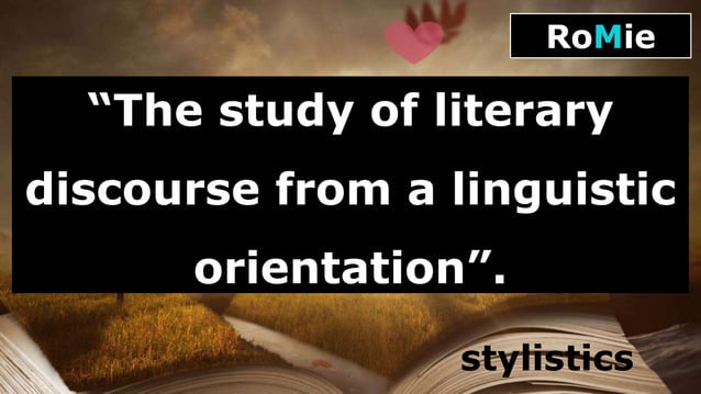 Stylistic analysis | PPT