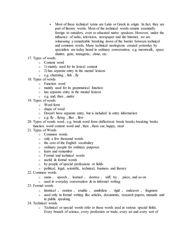 Stylistic classification of english vocabulary presentation transcript ...