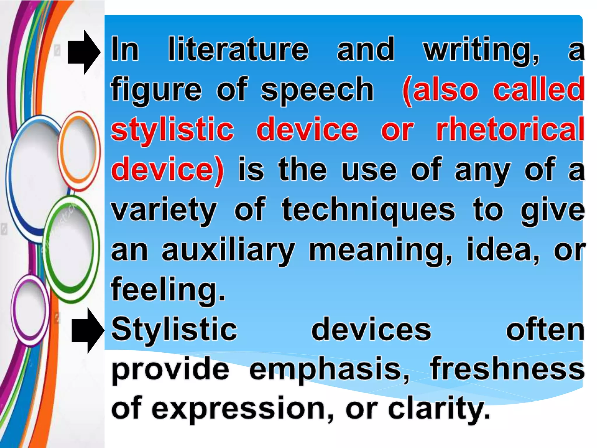 Stylistic devices | PPTX | Christianity | Religion & Spirituality