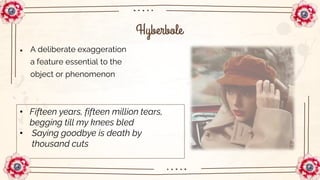 stylistic devices in taylor swifts lyrics.pptx