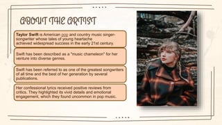 stylistic devices in taylor swifts lyrics.pptx