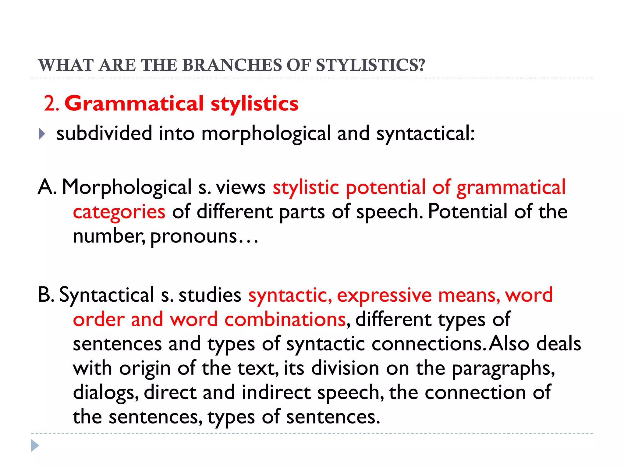 Stylistics-LET Review | PPTX