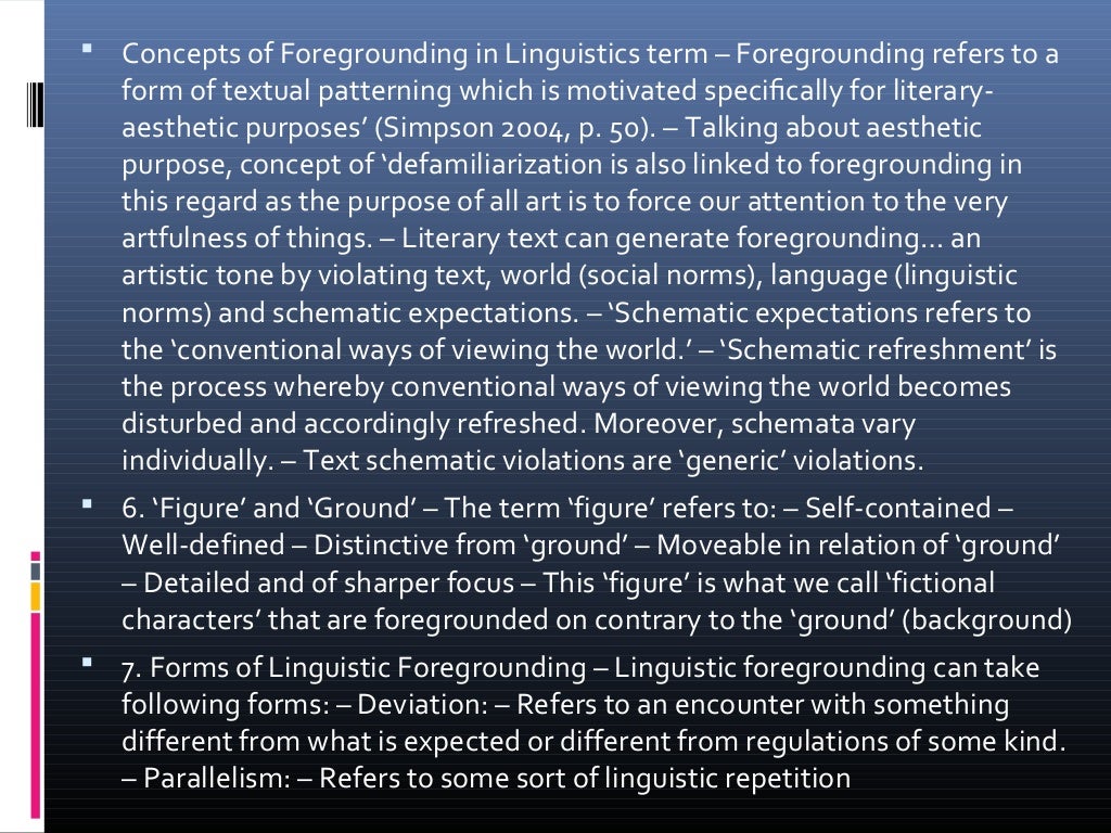 What Is Stylistic Overview