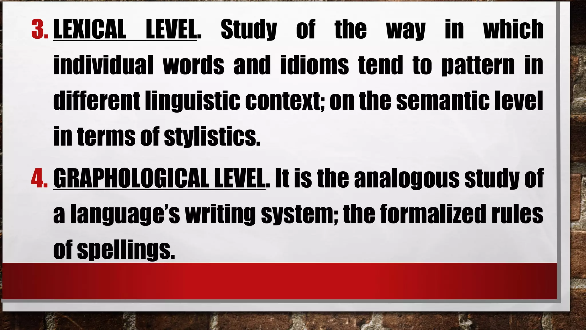 Stylistics Analysis | PPT