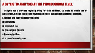 Stylistics Analysis | PPT