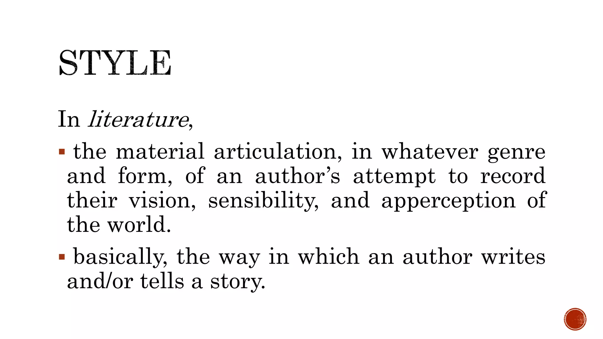 STYLISTICS AND STYLE.pptx