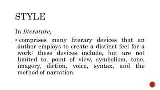 STYLISTICS AND STYLE.pptx