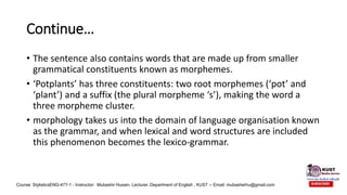 STYLISTICS, LINGUISTIC LEVELS AND GRAMMAR.pptx