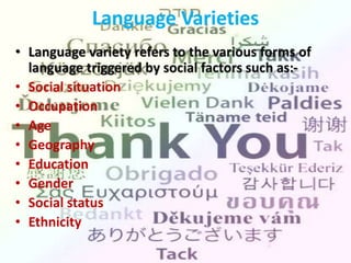 Style Register and Dialect | PPTX