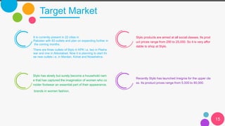 Stylo shoes segmentation, targeting, positioning | PPTX