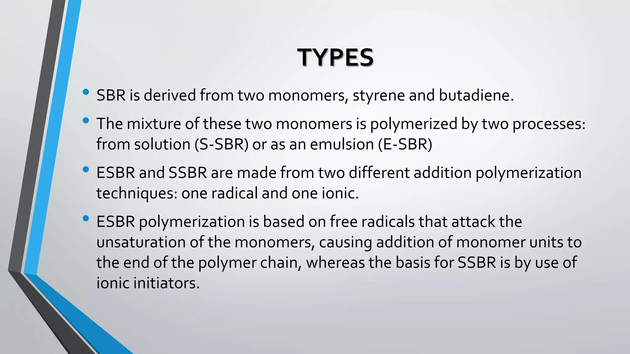 Styrene Butadiene Rubber | PPTX