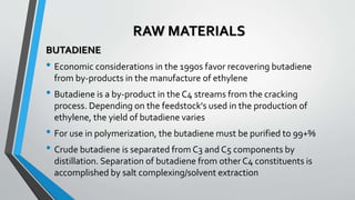 Styrene Butadiene Rubber | PPTX
