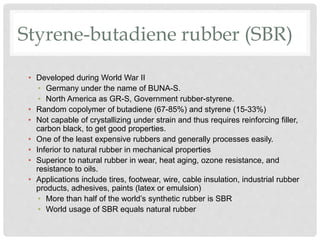 Styrene Based Elastomers | PPTX