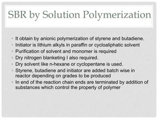 Styrene Based Elastomers | PPTX