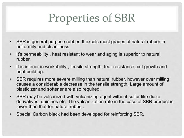 Styrene Based Elastomers | PPT