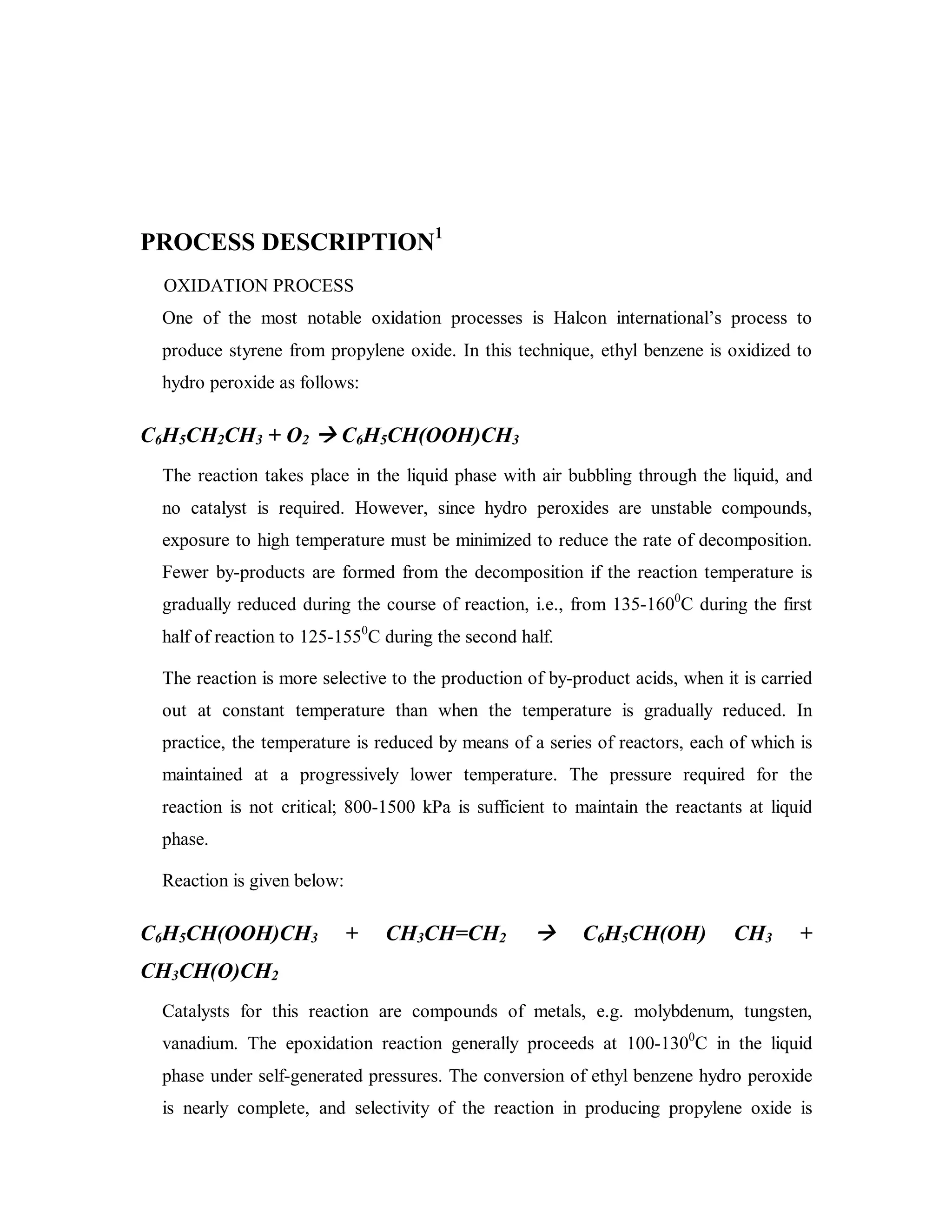 Styrene methods 2520of-2520-production | PDF