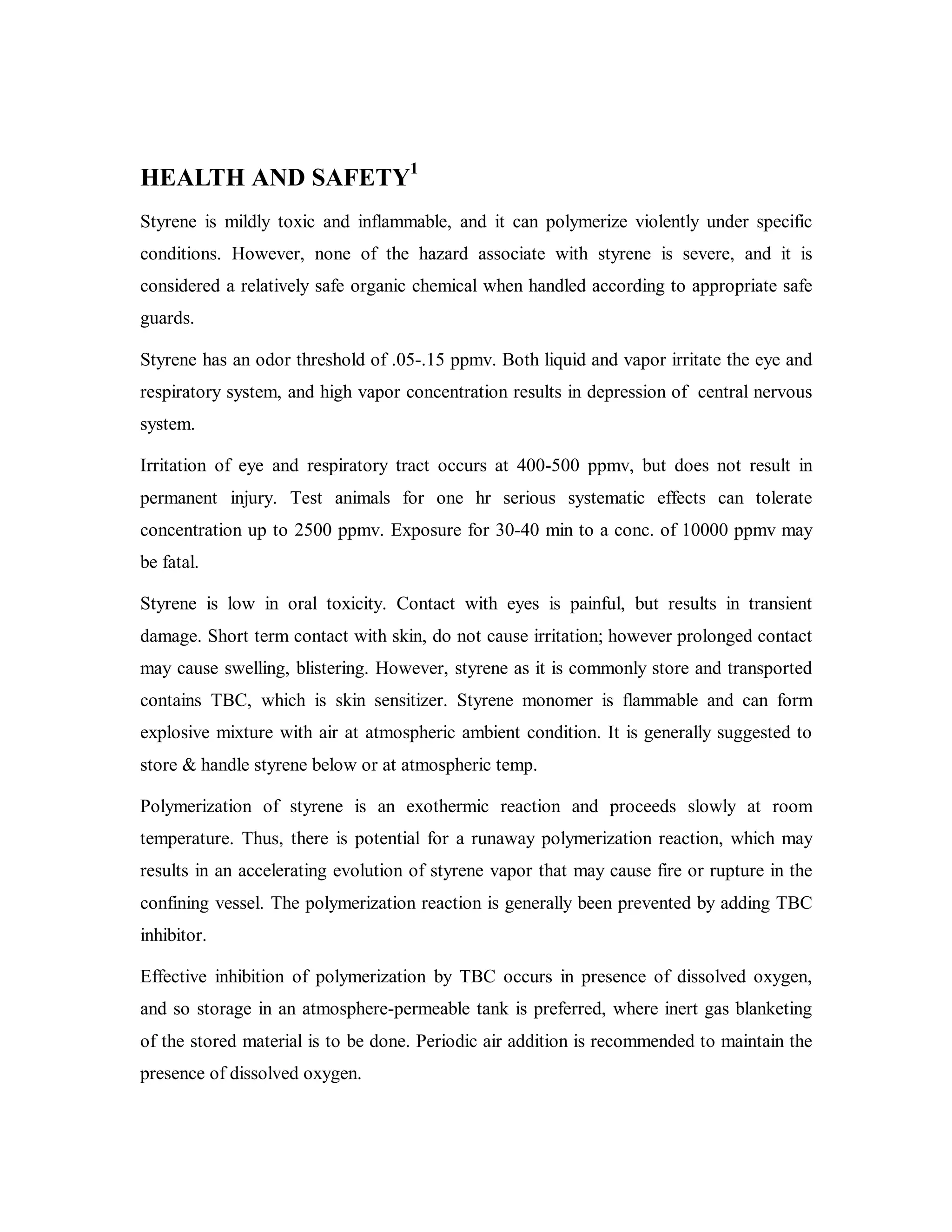Styrene methods 2520of-2520-production | PDF