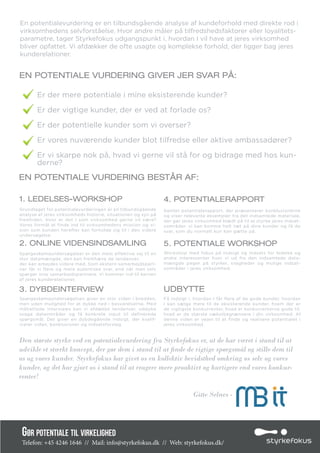 Styrkefokus - Potentialevurdering | PDF