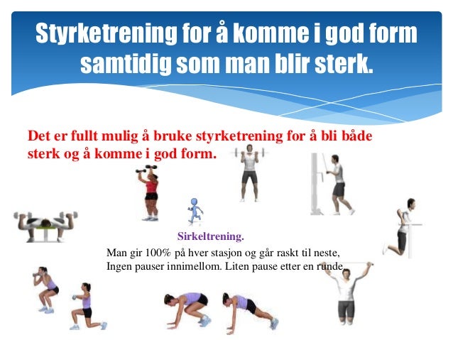 Styrketrening pp