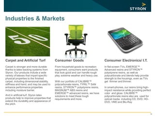 Styron LLC Corporate Presentation | PPT