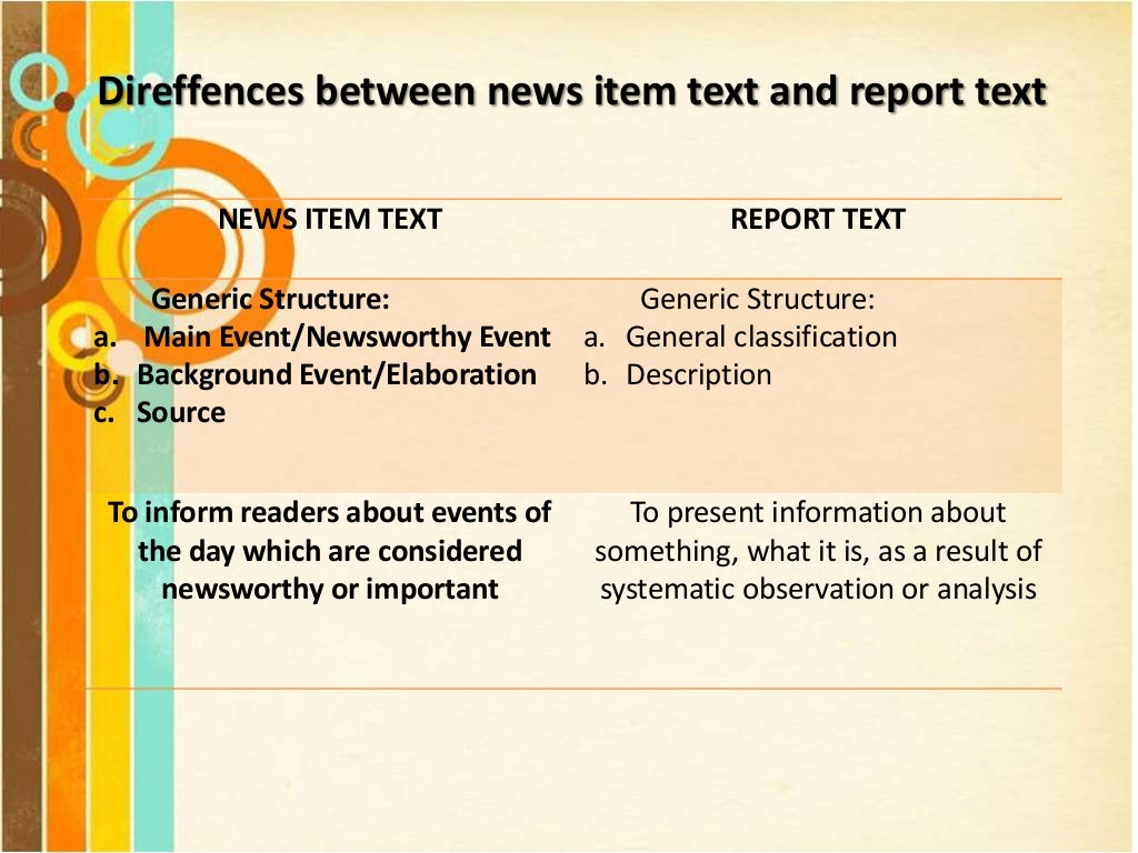 NEWS ITEM AND REPORT TEXT news-item-and-report-text