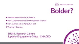 Bigger Bolder Superior | PDF