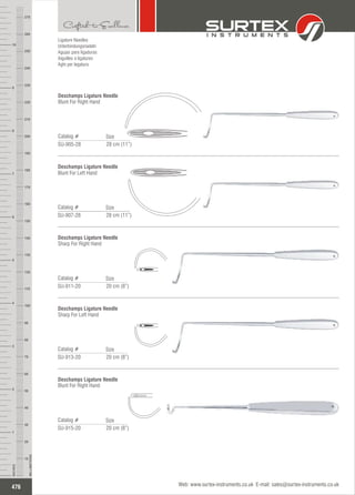 Needle Holders Suture Instruments | PDF