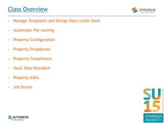 Implementing Engineering Standards through Autodesk Vault | PPTX