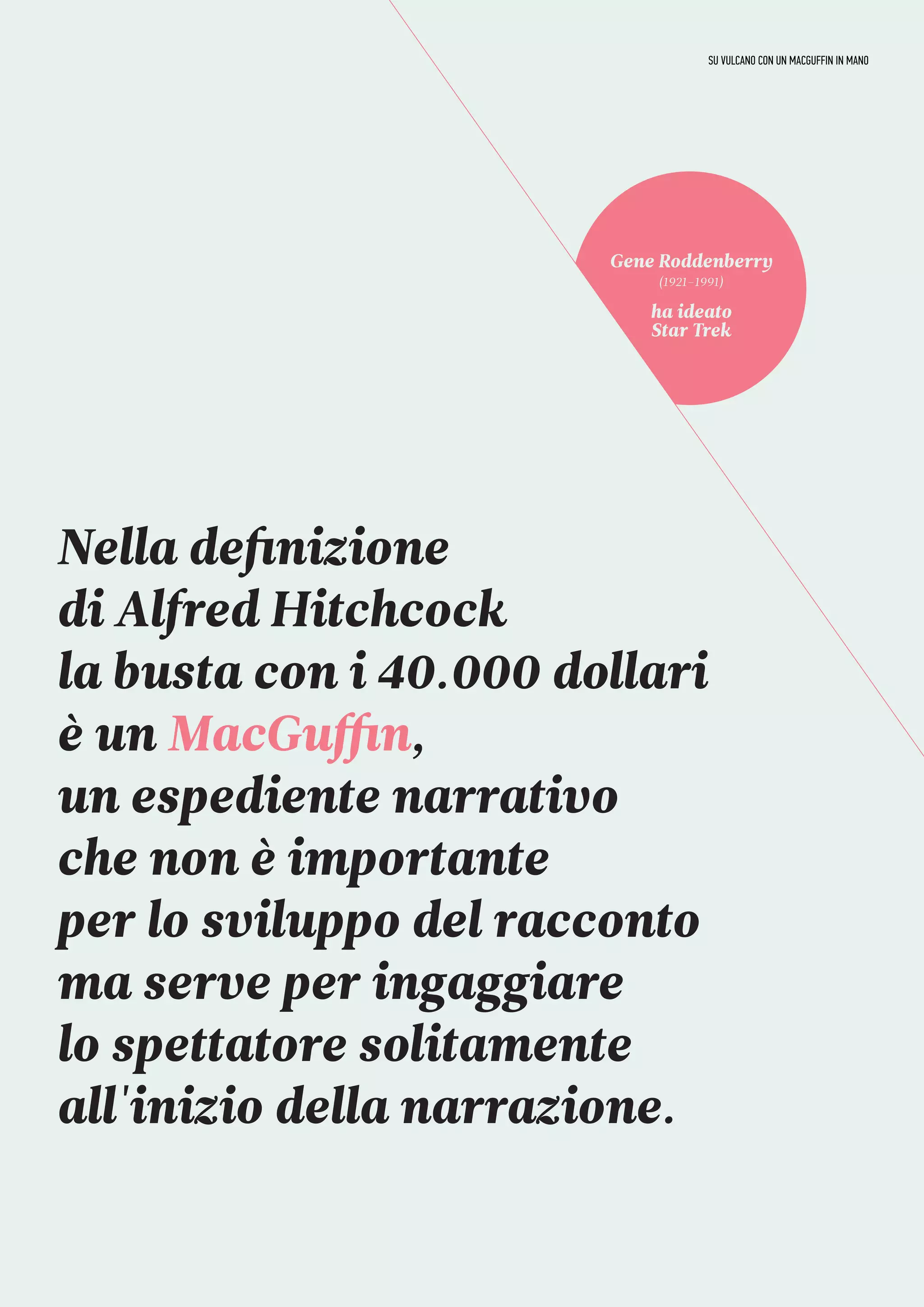 Su Vulcano con un MacGuffin in mano (di Andrea Natella) | PDF