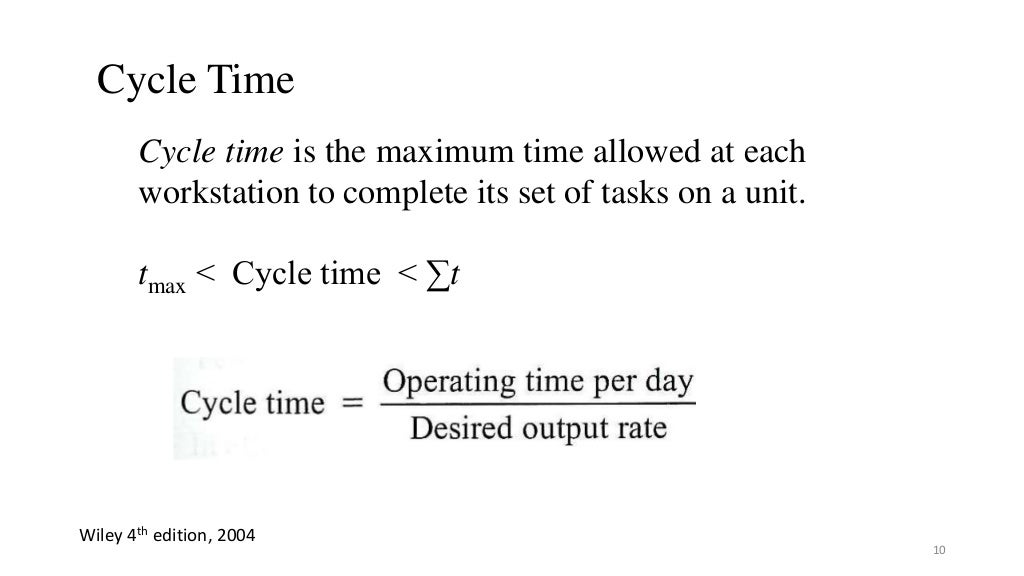 Product layout in Food Industry and Line Balancing