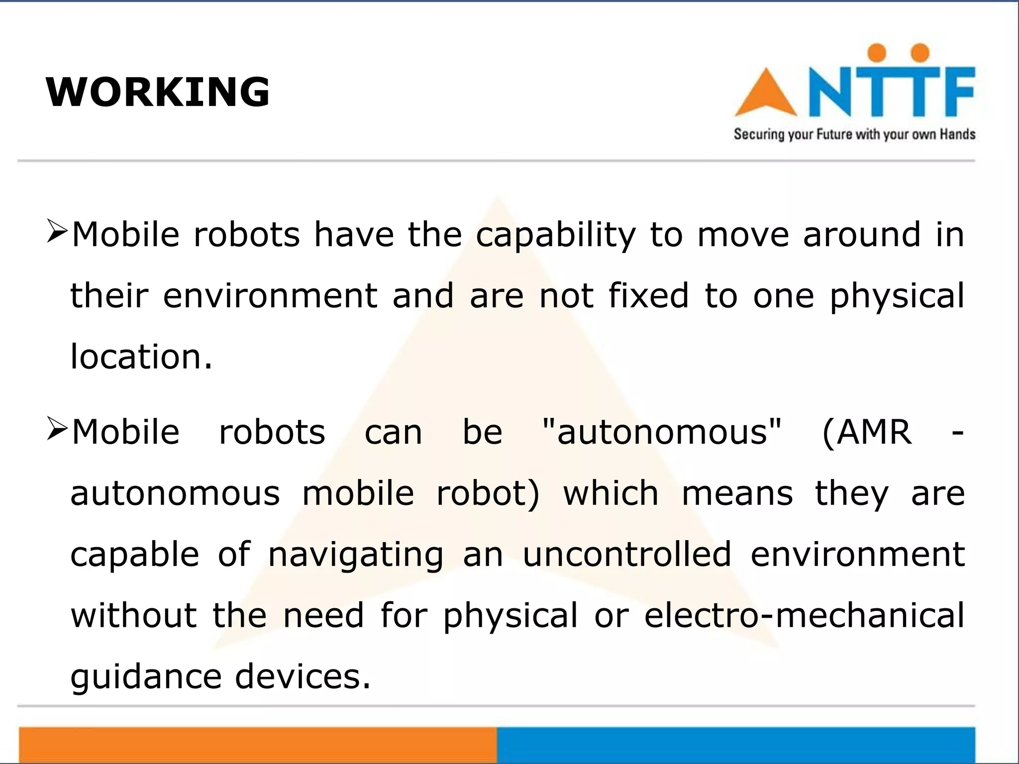 MOBILE ROBOTIC SYSTEM | PPT