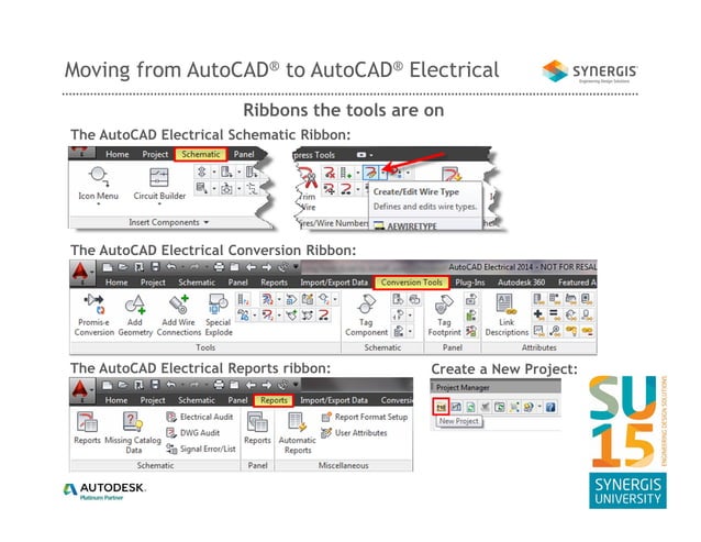 Moving From AutoCAD to Electrical and What's New in AutoCAD Electrcial ...