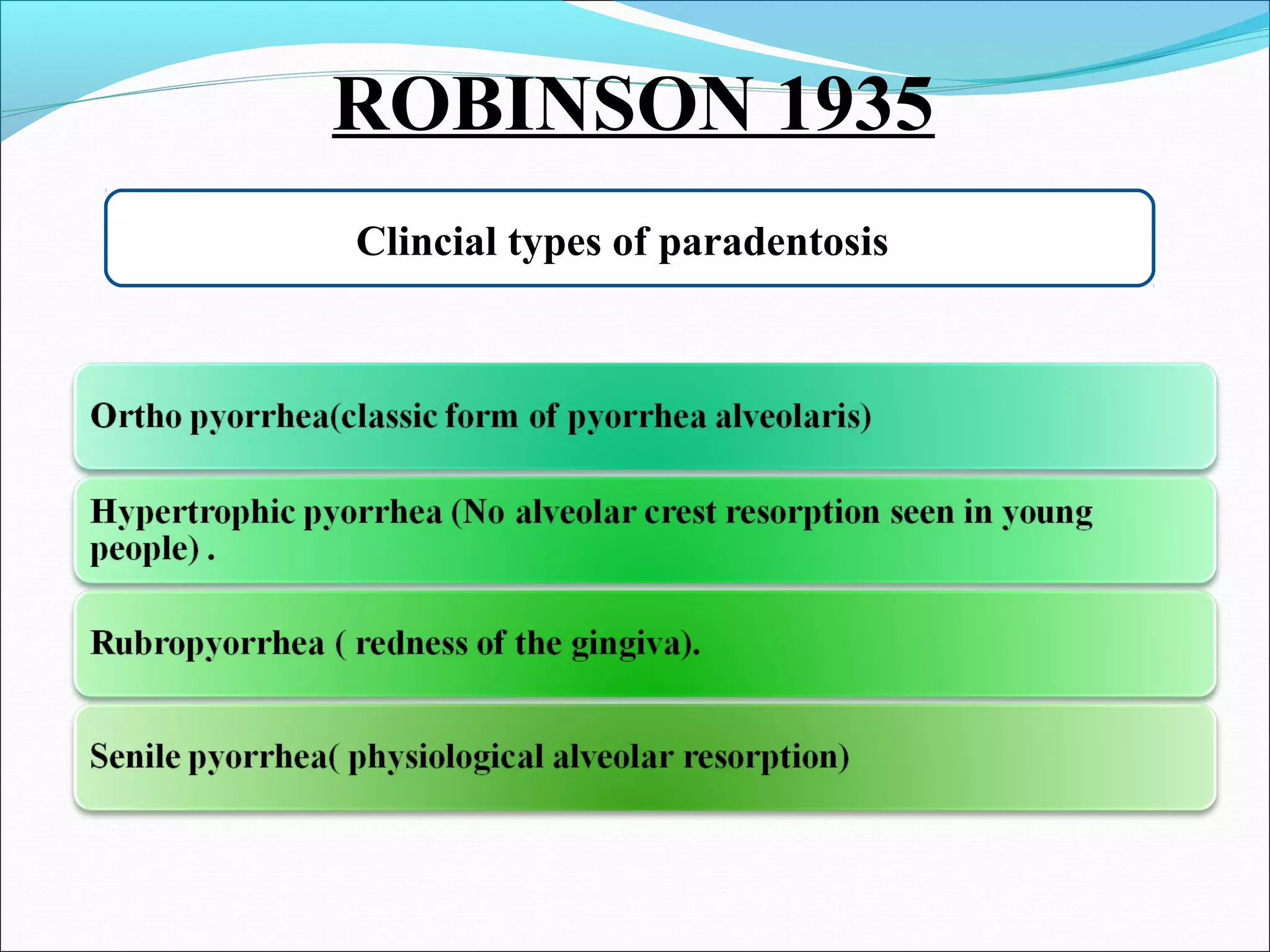 Classification of periodontal diseases | PPT