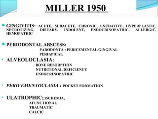 Classification of periodontal diseases | PPT