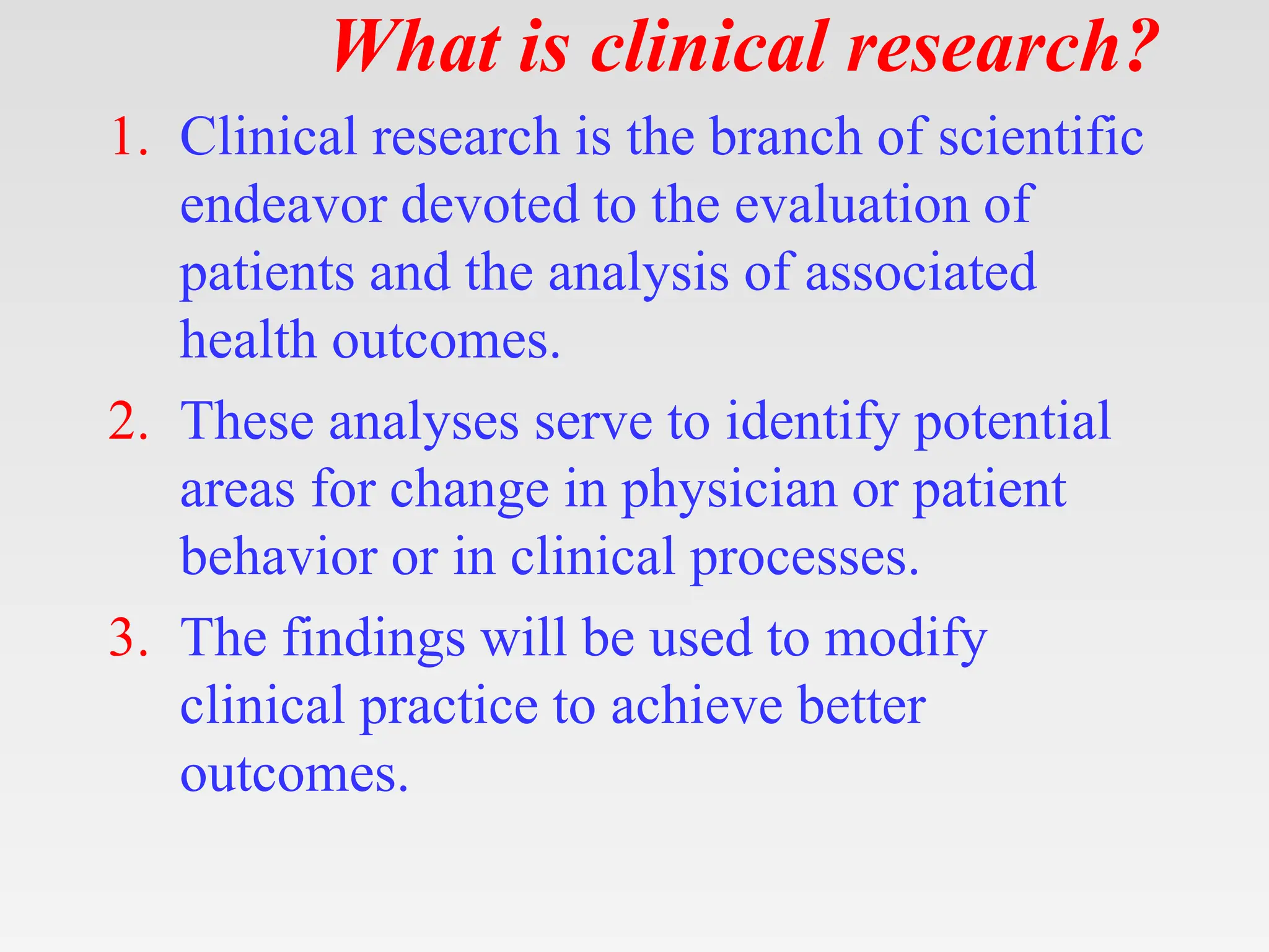 SU7.2 Priciples and steps of clinical research in Surgery.pptx | Healthcare Industry | Industries