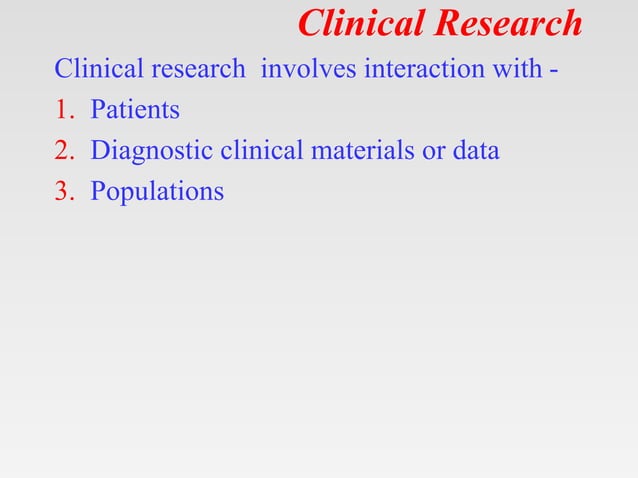 SU7.2 Priciples and steps of clinical research in Surgery.pptx ...