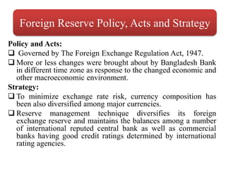 Importance of foregin Reserve to maintain stable foreign exchange rate ...