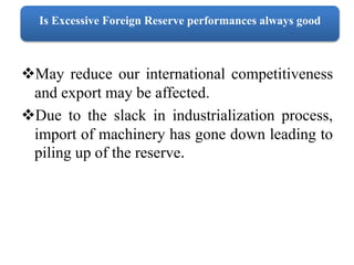 Importance of foregin Reserve to maintain stable foreign exchange rate ...