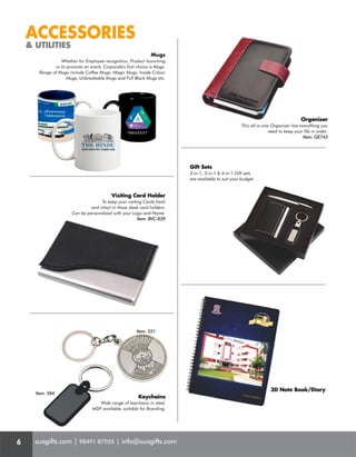 Sua Gifts - Our Corporate Gifts catalouge | PDF