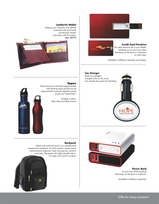 Sua Gifts - Our Corporate Gifts catalouge | PDF