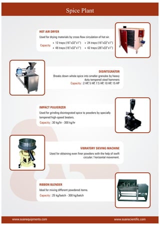 Suan Scientific Instruments & Equipments, Kolkata, Food Processing ...