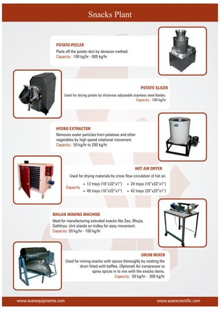 Suan Scientific Instruments & Equipments, Kolkata, Food Processing ...