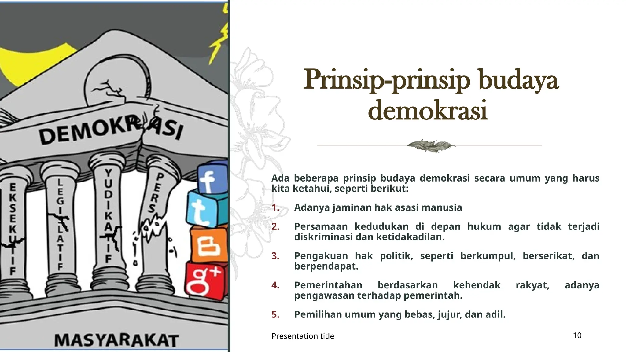 SUARA DEMOKRASi rakyat indonesia raya merdeka | PPT