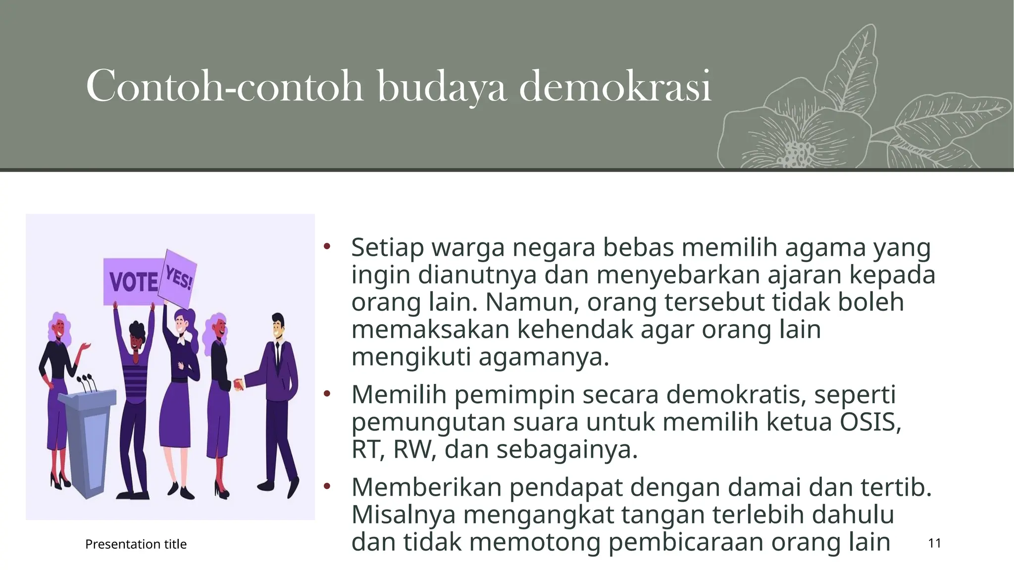 SUARA DEMOKRASi rakyat indonesia raya merdeka | PPT