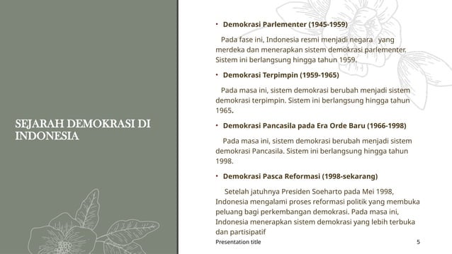 SUARA DEMOKRASi rakyat indonesia raya merdeka | PPT