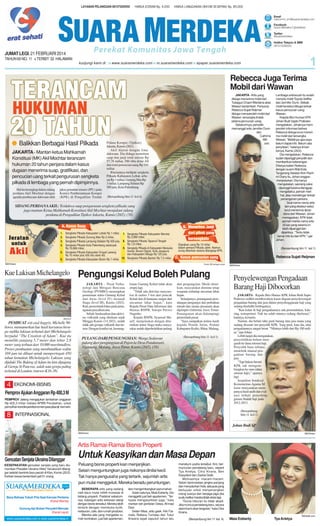 Suara Merdeka 21 Februari 2014 | PDF