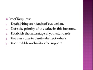 claim of value | PPTX