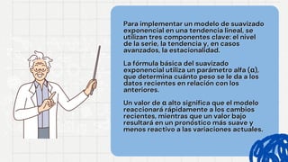 Suavizado exponencial en modelos de tendencia lineal | PDF